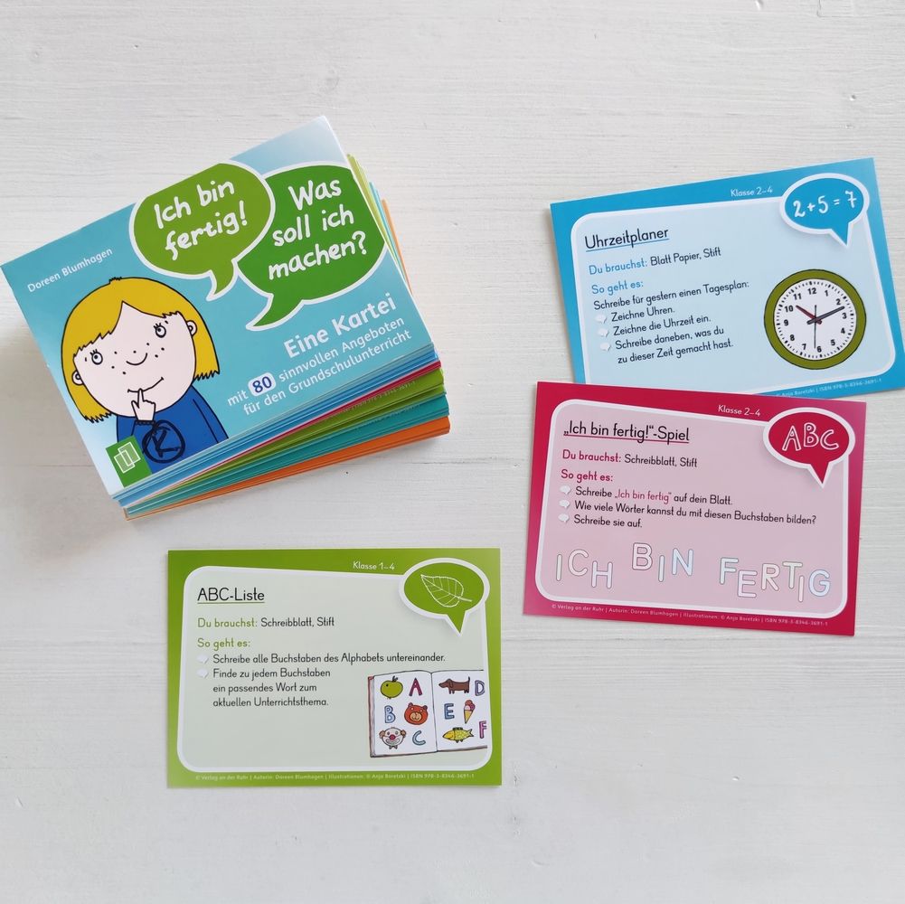 Ich bin fertig! Was soll ich machen?