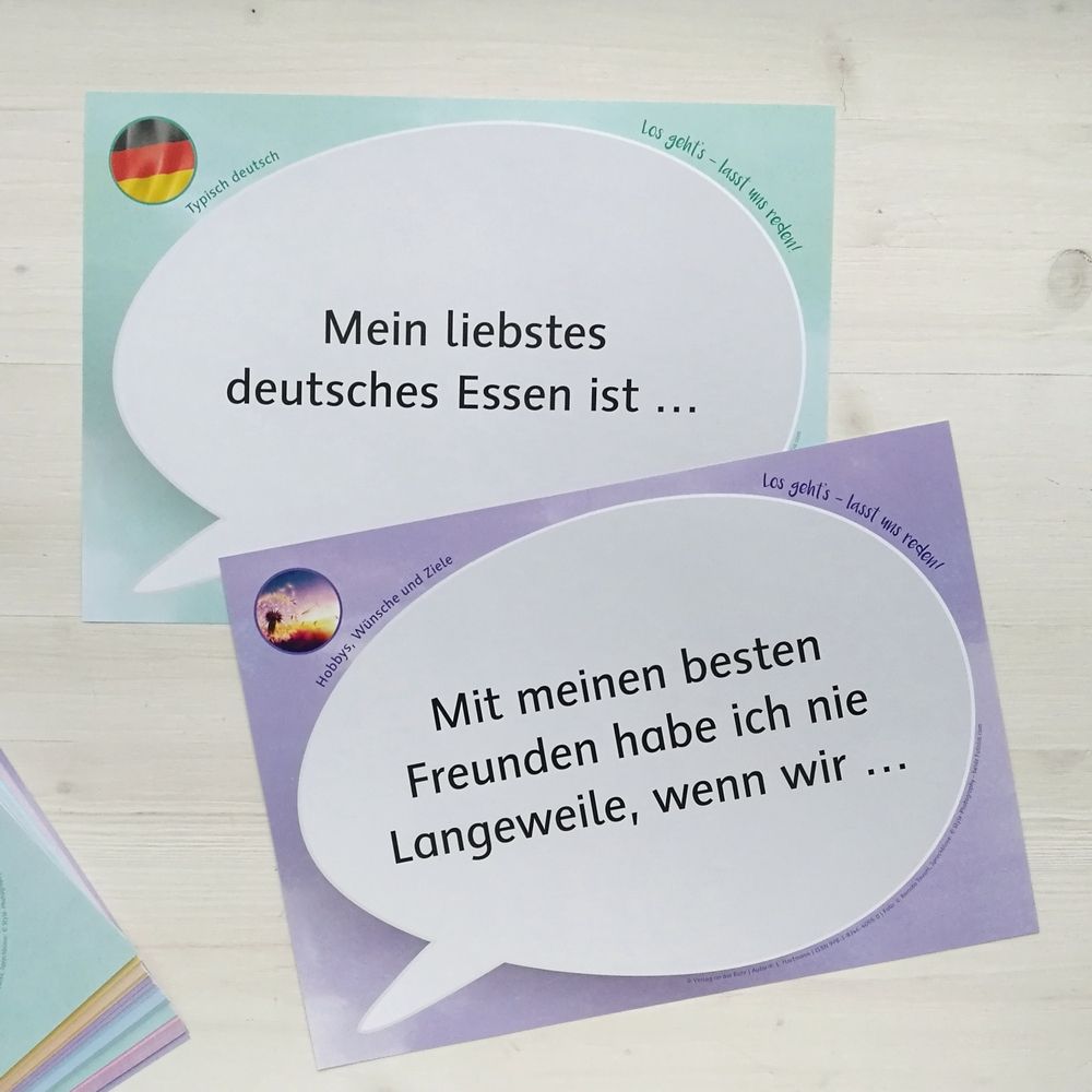 Los geht's - lasst uns reden!