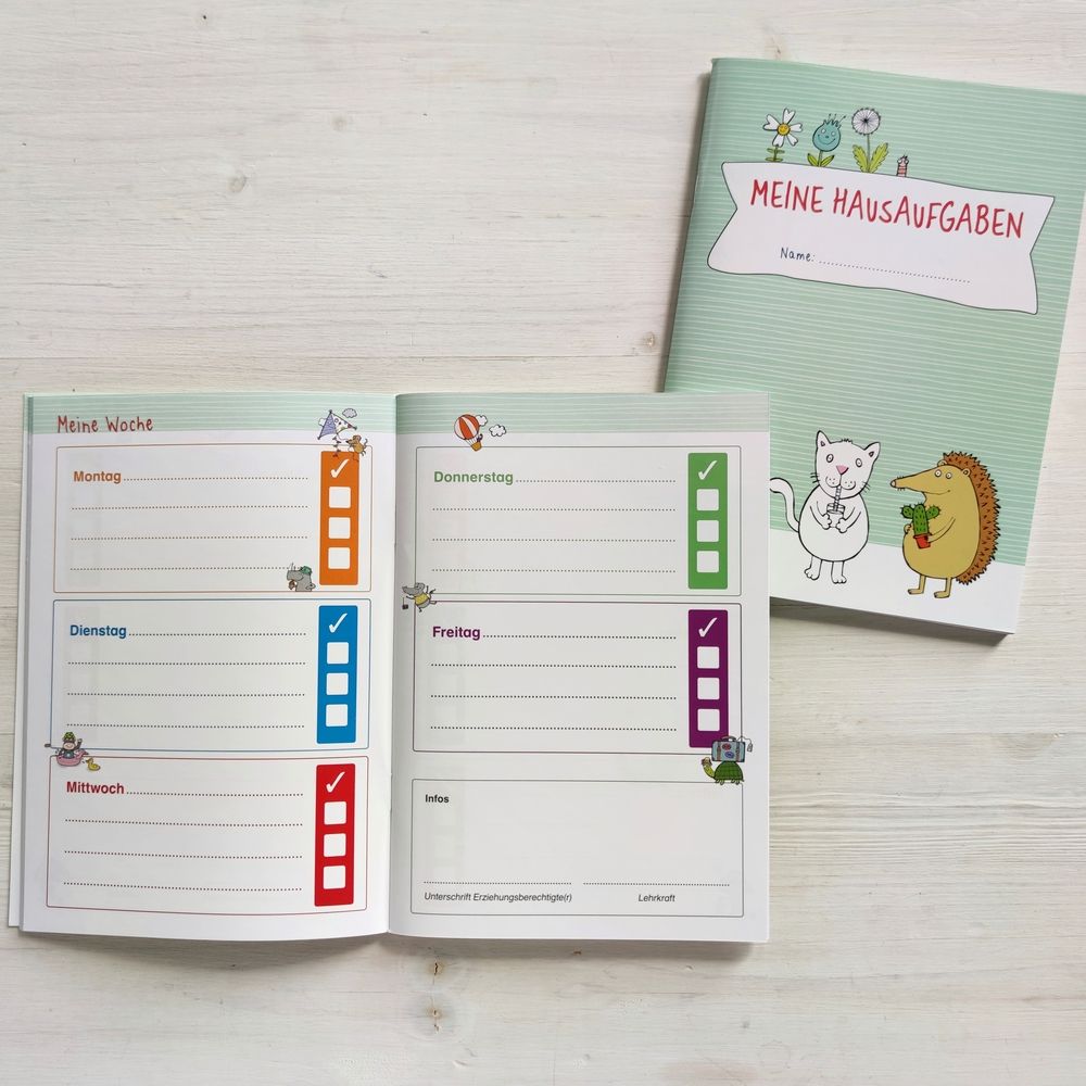 Meine Hausaufgaben - Ein Heft für die 1. Klasse