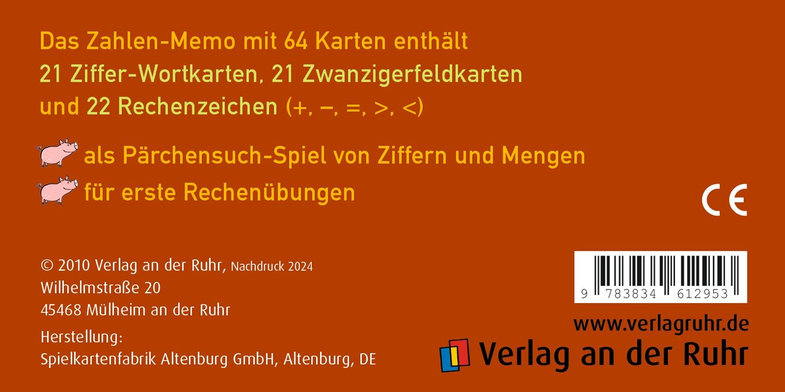 Was gehört zusammen? – Das Zahlen-Memo