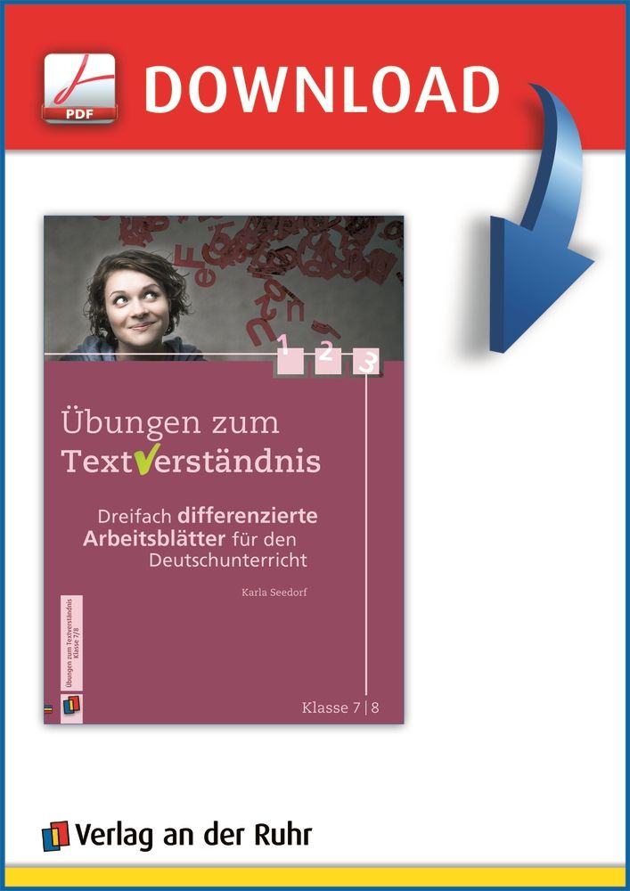 Übungen zum Textverständnis Klasse 7/8